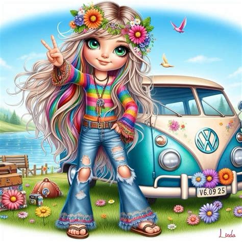 Pin By Pamefarias On Chicas Hippie Art Hippie Pictures Hippy Art