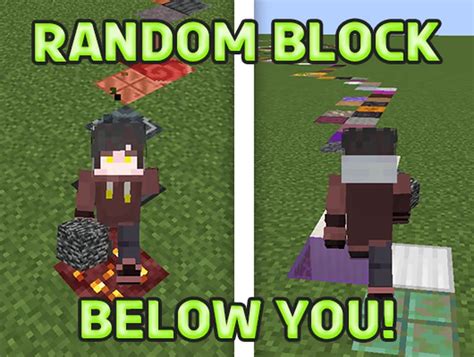 Minecraft But Random Block Spawn Below You Fixed Minecraft Data Pack