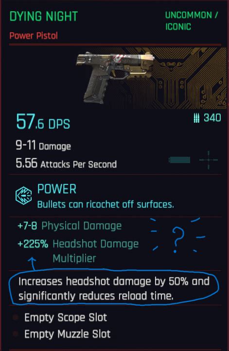 How Does This Weapon Stat Work Does It First Increase The Headshot