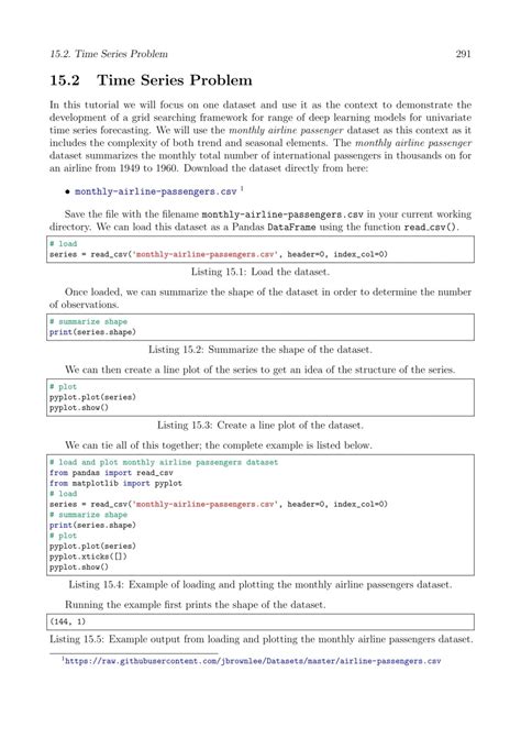 152 Time Series Problem