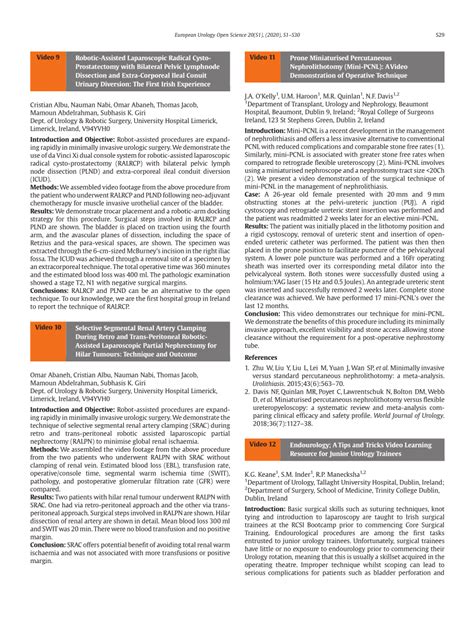 Pdf Selective Segmental Renal Artery Clamping During Retro And Trans Peritoneal Robotic