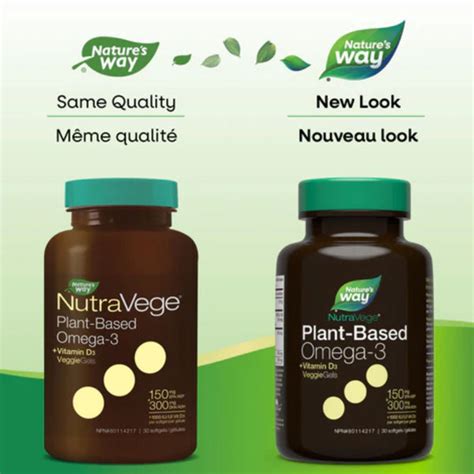 Natures Way Nutraveged Plant Based Omega 3 Liquidgels 30s