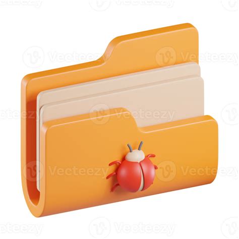 Folder Bug 3d Icon 59285917 Png