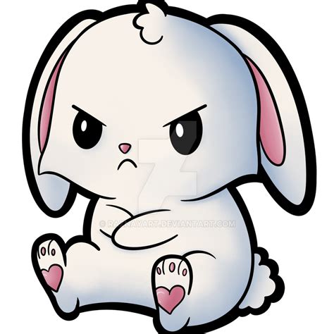 Bunny Grumpy By Raznayart On Deviantart