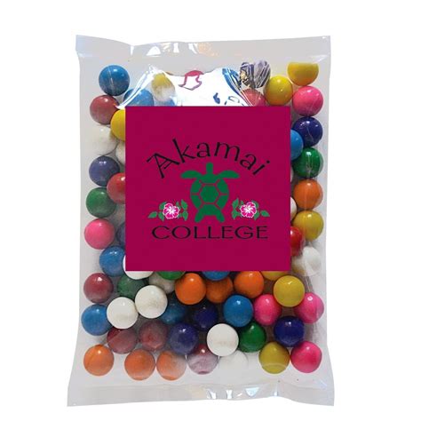 Promotional Gumballs In Lg Label Pack Personalized With Your Custom Logo