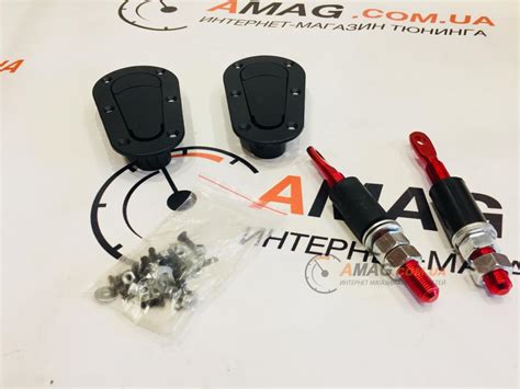 Купить Замки капота D1 Black