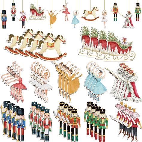12 Pieces Christmas Nutcracker Ball Ornament Nutcracker
