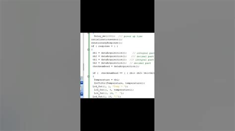 Temperature And Humidity Measurement Using Dht11 Eifh Pic16f877a Microcontroller Electronics