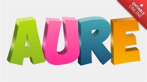 Aure Text Effect Generator