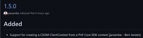 Getting The ClientContext From PnPContext Pnp Pnpcore Discussion GitHub