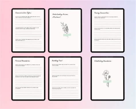Anxious Attachment Workbook Attachment Theory And Style Worksheet Focused Therapy Guide For Mental
