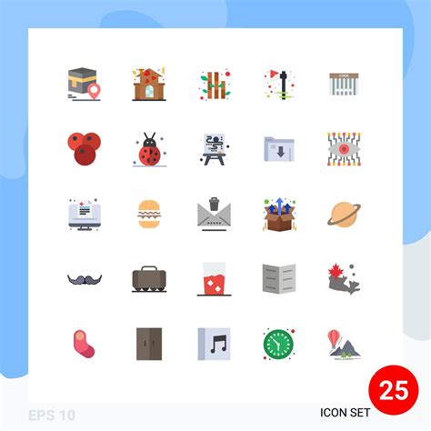 Set Of 25 Modern Ui Icons Symbols Signs For Barcode Holiday People Halloween Axe Editable Vector