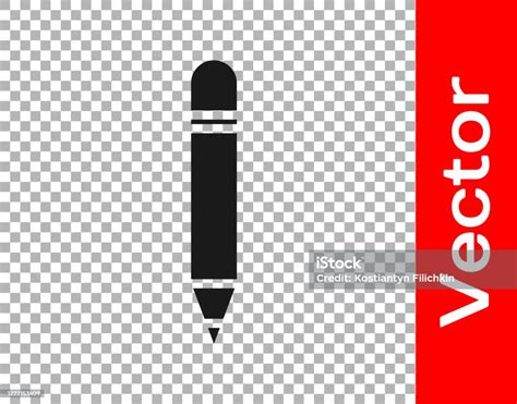 투명 한 배경에 격리 된 지우개 아이콘 검은 연필입니다 그리기 및 교육 도구 학교 사무실 기호입니다 벡터 일러스트레이션 개념에 대한 스톡 벡터 아트 및 기타 이미지 Istock