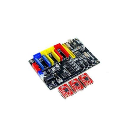 Cnc Three Axis Stepper Motor Drive Controller Motherboard Compatible