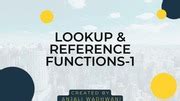 LOOKUP REFERENCE FUNCTIONS Free Download Borrow And Streaming Internet Archive