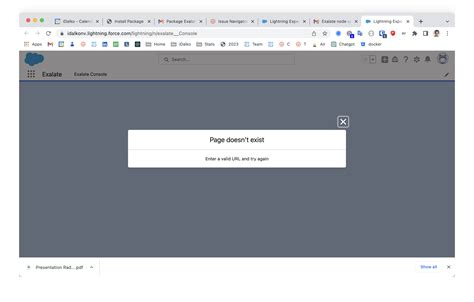 known issue salesforce installation problems