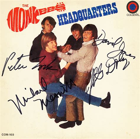 The Monkees Album Autographed Collectible