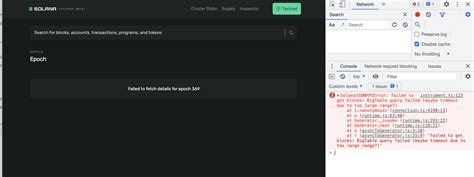 explorer epoch details missing for testnet · issue 213 · solana labs