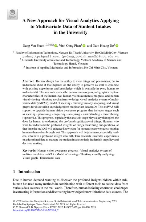 Pdf A New Approach For Visual Analytics Applying To Multivariate Data