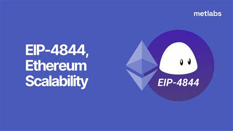 what is the scalability proposal eip 4844 in ethereum