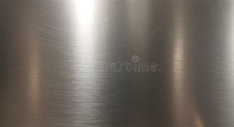 Brushed Metal Texture Steel Background With Light Reflections Stock Illustration Illustration