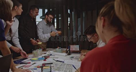 Diverse Business Team Collaborates On A Project In A Modern Office