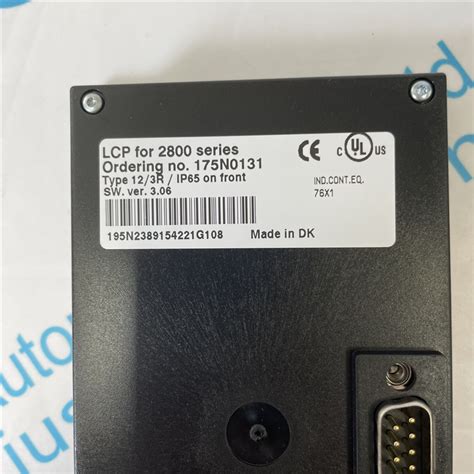 Danfoss Control Panel 175n0131 Buy Danfoss Control Panel 175n0131