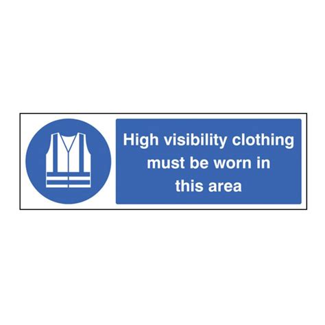High Visibility Clothing Must Be Worn Safety Sign Cobrook