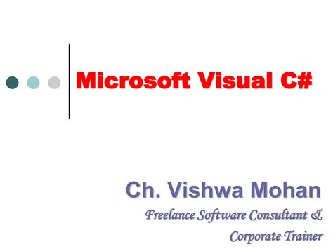 csharp presentation pptx programming languages computing