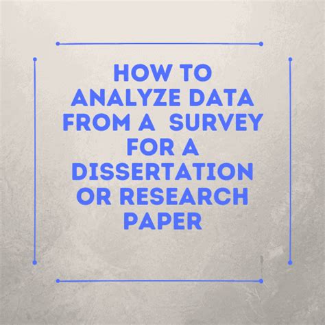 How To Analyze Data From A Questionnaire For A Research Paper R3ciprocity Blog