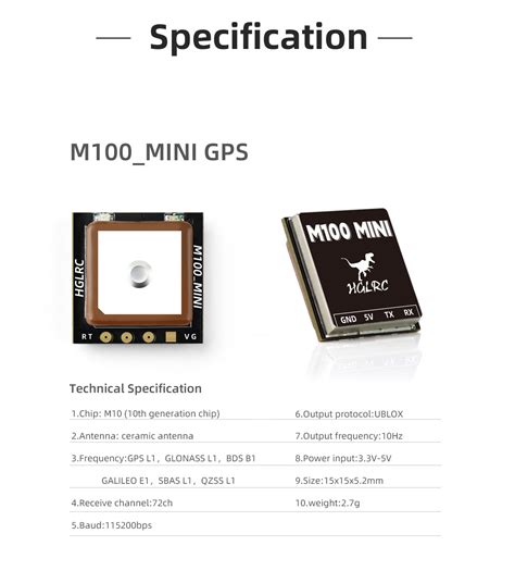 hglrc m100 mini gps hglrc company