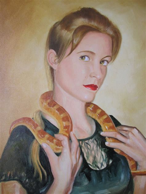 Jeune Fille Au Serpent Etsy France
