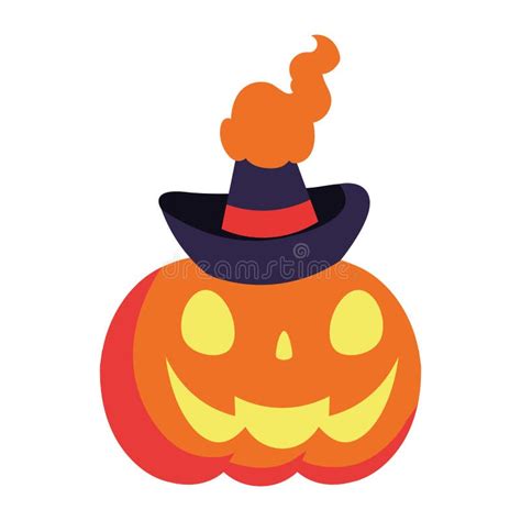 Halloween Cute Pumpkin Light Stock Vector Illustration Of Design Season 292747261