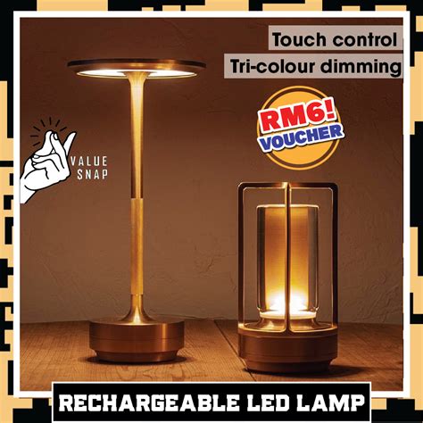 Touch Lampu Led Rechargeable Bed Side Coffee Table Bedroom Decoration For Study Table Lamp