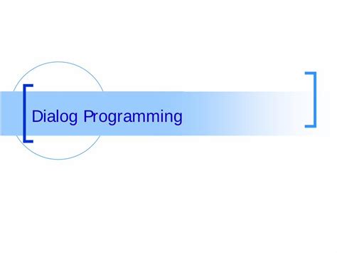 PDF SAP Dialog Programming DOKUMEN TIPS