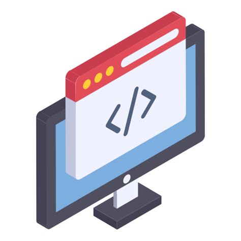 Computer Web Code Browser Coding Webpage Icon Download On Iconfinder