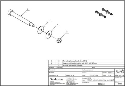 Bolts For Scissors Assembly Complete Platform Lift Spares Specialists Platform Lift Company