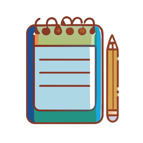 Premium Vector Notepad Icon