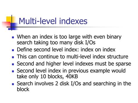 Ppt Index Structures Powerpoint Presentation Free Download Id4175769