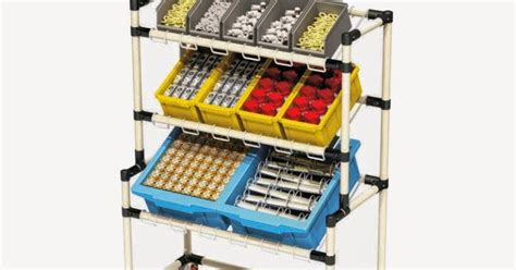 Lean Pipe Joint Manufacturer Lean Pipe Rack Pipe Racking System Pipe Storage Rack FIFO Storage