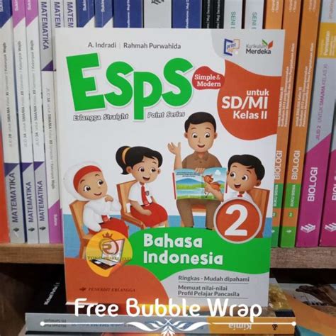 Promo Esps Bahasa Indonesia Kelas 2 Sdmi Kurikulum Merdeka Erlangga Multicolor Diskon 23 Di