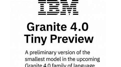 Exploring Ibms Compact Model Granite 4 0 Tiny Preview Fusion Chat