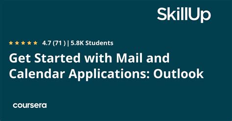 Get Started With Mail And Calendar Applications Outlook Coursera