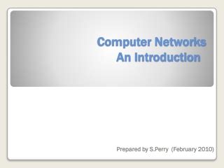 PPT - Computer Networks An Introduction PowerPoint Presentation, free download - ID:1523421