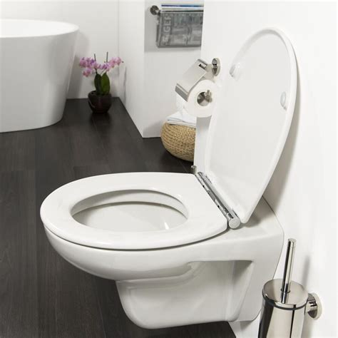 Tiger Boston Toiletbril Softclose Duroplast Wit Chroom 37x5 5x45cm 252960346 Sanitairwinkel Nl