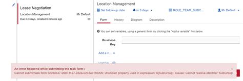Unknown Property Cannot Resolve Discussion And Questions Camunda Forum