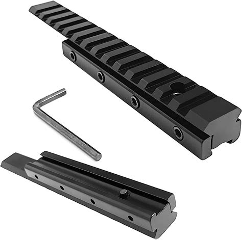 1 Set 11mm To 20mm Dovetail Weaver Picatinny Rail Mount Adapter Converter Scope Base Shipping
