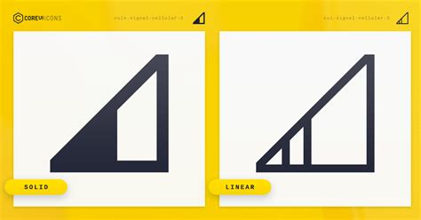 Signal Cellular 2 Icon · Linear · Coreui Icons · Svg Javascript