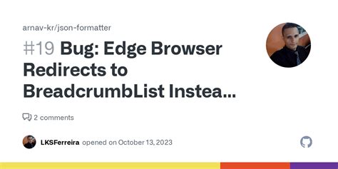 Bug Edge Browser Redirects To Breadcrumblist Instead Of Youtube Video