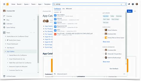 Confluence Navigation Optimize Search And Build A Catalog Stiltsoft